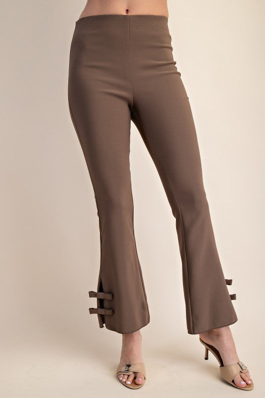 All Flared Up Pants Mocha – Bayou Belle Boutique